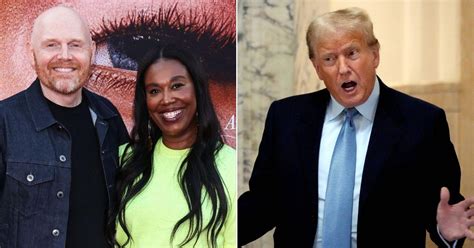 Bill Burr S Wife Flips Donald Trump The Bird During UFC Fight In New York