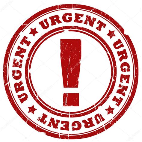 Urgent Red Ink Stamp Stock Photo Arcady 10665811