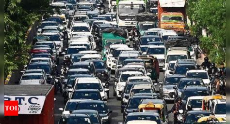 Massive Traffic Jams In Delhi Farmers Protest Delhi News Times