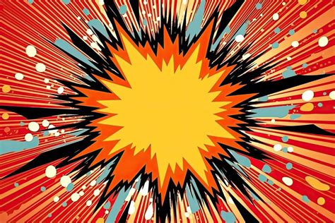 Premium Ai Image Exploding Comic Starburst Background Vector Illustration