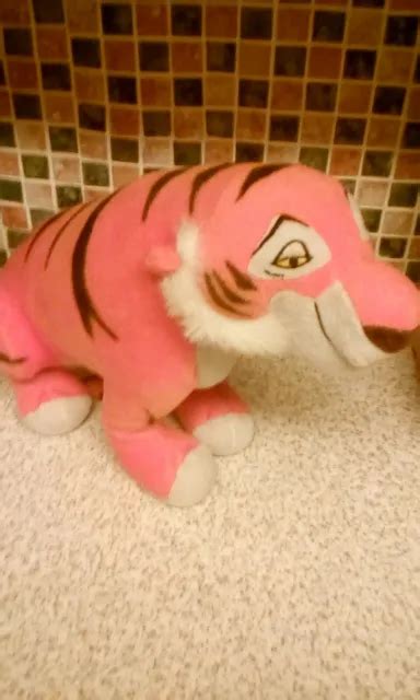 Disney Hasbro 2002 Jungle Book Shere Khan Tiger Teddy 11 Inch Sitting