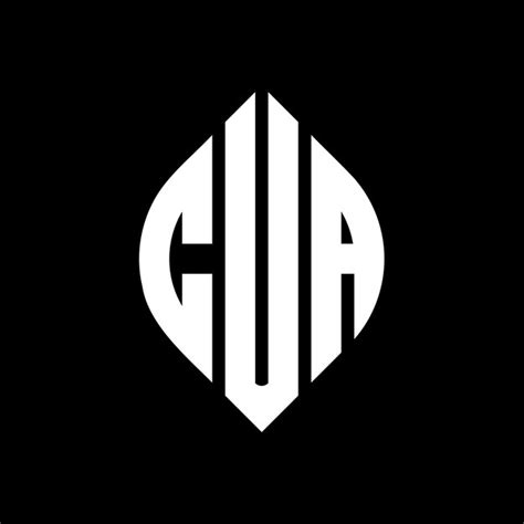 Premium Vector Cua Circle Letter Logo Design With Circle And Ellipse