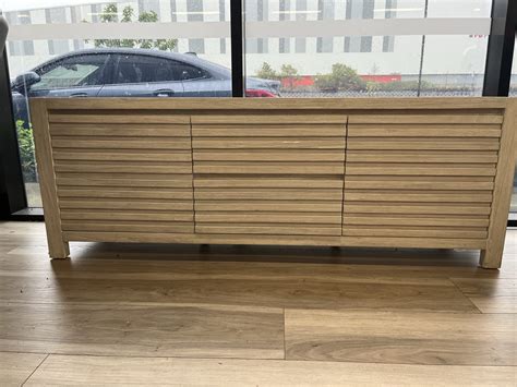 2 Door 2 Drawer Whitewash Tv Unit Seconds Furniture