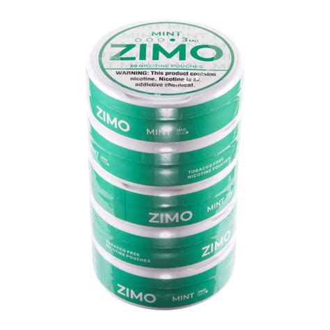Zimo Nicotine Pouches 20ct 5 Pack Kmg Imports