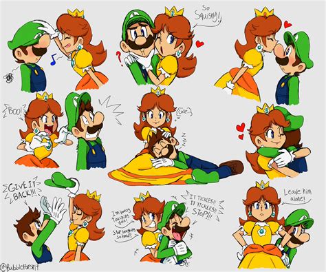 Luigi And Daisy Alone At Home