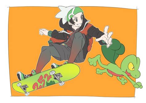 Pkpokopoko3 Brendan Pokemon Treecko Nintendo Pokemon Pokemon