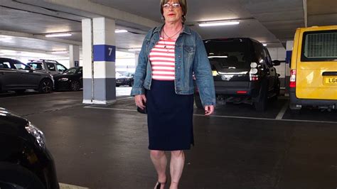 More Crossdressed Car Park Antics Youtube