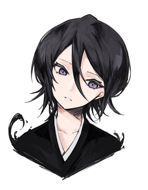Bleach Rukia Fanart Rukia Short Hair Rukia Manga Wallpaper Rukia