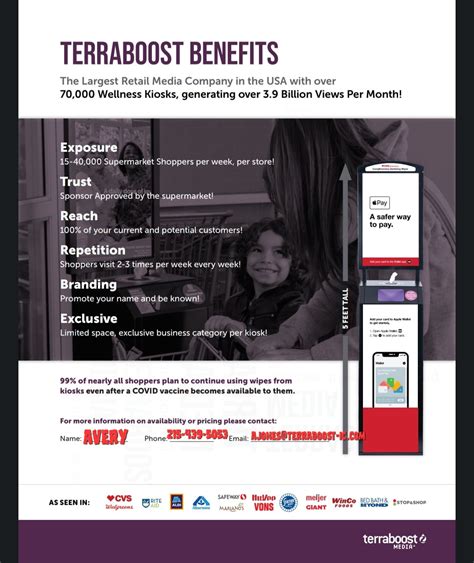 Wellness Kiosk Advertising With Terraboost Media Home