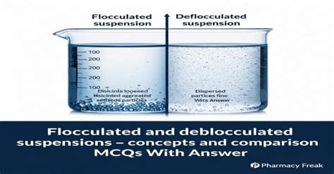 Flocculated And Deflocculated Suspensions Concepts And Comparison
