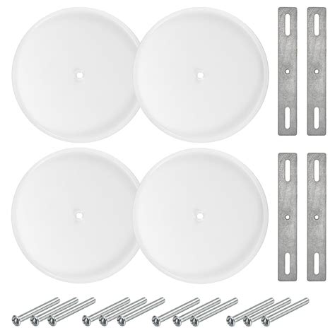 Ownmy 4 Pack 5 Inch Ceiling Cover Plate Round Electrical