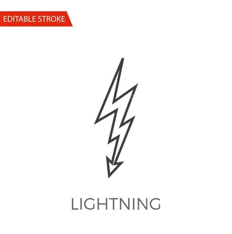 Lightning Vector Icon Thunder Arrow Storm Vector Thunder Arrow Storm Png And Vector With