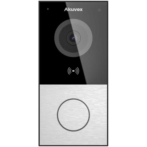 e12w akuvox video door intercom with relay and wifi aristel networks
