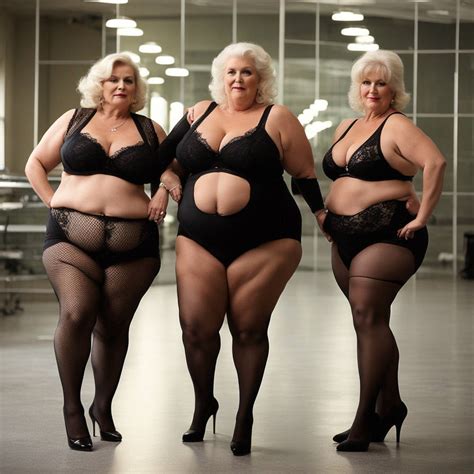 Three 60 Year Old Massive Obese Beautiful Cuddly S By Cleverjoe On