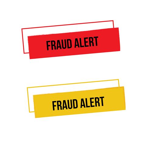 Fraud Alert Template 29129828 Vector Art At Vecteezy