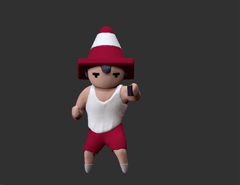 Free STL File Custom Player Character Cone Hat Cassette Beasts3D