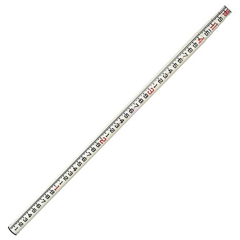 18′ Fiberglass Leveling Rod Ft 10ths Alpine
