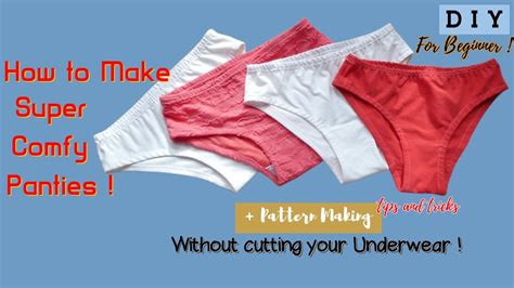 Diy Super Easy Underwear Tutorial For Beginner How To Make A Cute And