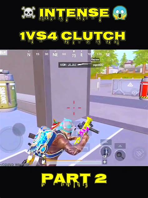 Bgmi 1vs4 💀 Clutch In Close Range 😱☠️trending Bgmi Pubgshort ♥️👍💀😱☠
