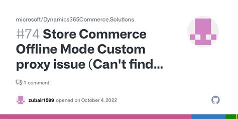 Store Commerce Offline Mode Custom Proxy Issue Cant Find Manager · Issue 74 · Microsoft