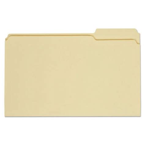 Universal 15123 File Folders 1 3 Cut One Ply Top Tab 3rd Position Legal Manila 100 Box
