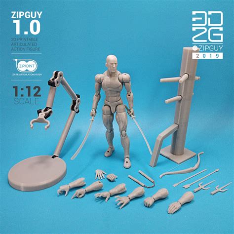 3d Printed Action Figure