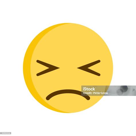 悲傷的表情遺憾 Emoji 表情笑臉向量圖示向量圖形及更多人圖片 人 剪裁圖 剪貼畫 Istock