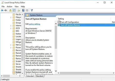How To Turn On System Restore In Windows 7