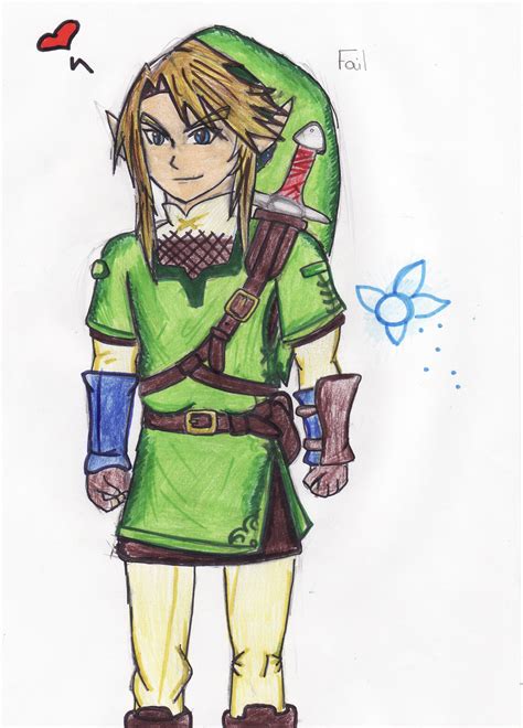 Link Doodle Again 3 The Legend Of Zelda Fan Art 6312224 Fanpop