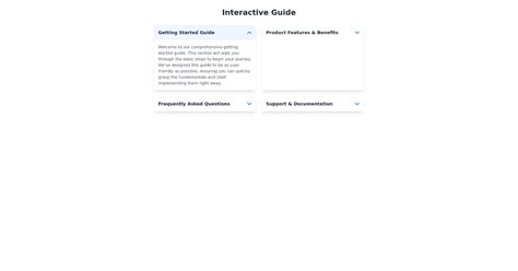 Accordion Data Free React Tailwind Component