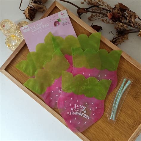 Daiso Strawberry T Wrap Hobbies And Toys Stationary And Craft Occasions And Party Supplies On