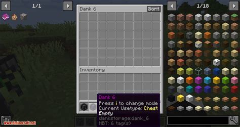Dank Storage Mod 1 19 2 1 18 2 Compact Portable Storage Mc Mod Net