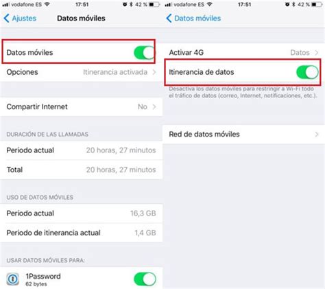 Cómo afecta activar el roaming de datos en tu dispositivo celular