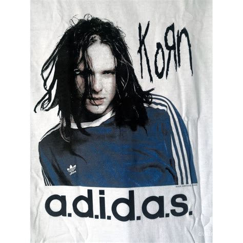 เสอวงนำเขา Jonathan Davis Korn A D I D A S Nu Metal Limp Bizkit