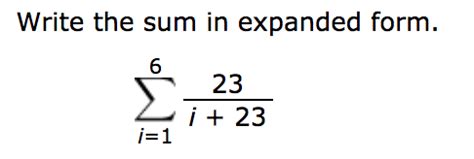 Answered Write the sum in expanded form Σ bartleby