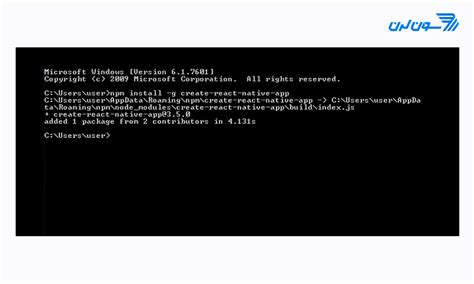 آموزش نصب React Native در ویندوز