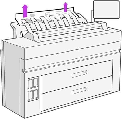 Stacker Handling HP DesignJet XL Printer HP Support