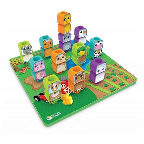 Joc De Constructie Prietenii De La Ferma Learning Resources 25 Piese