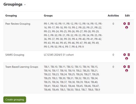 Managing Moodle Groups And Groupings Learning And Teaching Hub
