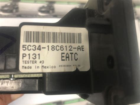 Ford F350 Climate Control Module 5c34 18c612 Ae