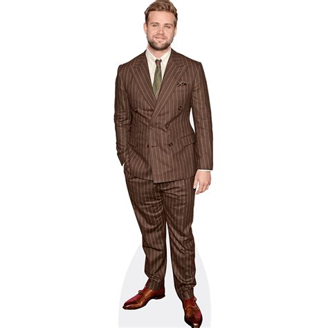 Leo Woodall Brown Suit Life Size Cutout Standee