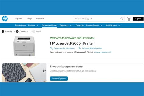 HP LaserJet P2035n Driver for Windows 7: Download and Install