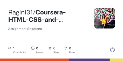 Github Ragini Coursera Html Css And Javascript For Web Developers Assignment Solutions