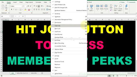 Caps Lock Check Basic Tips And Tricks In Excel Youtube