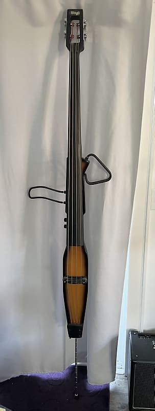 Stagg Upright Electric Bass Reverb