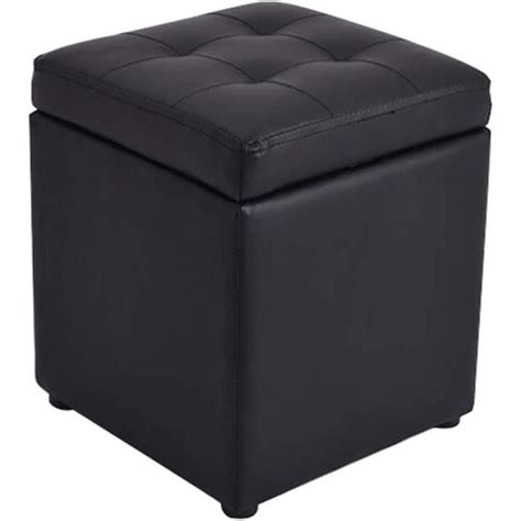 Ottoman Pouf Repose Pied Rangement Coffre Banquette Poufs Similicuir
