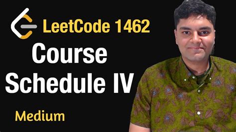 Course Schedule Iv Leetcode 1462 Python Youtube
