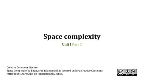 Space Complexity Pptx
