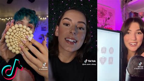 Asmr Tiktok Compilation 142 Youtube