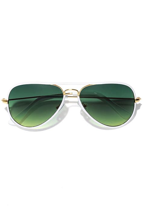 Cool Aviator Sunglasses White Sunglasses 1500 Lulus